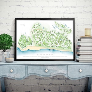 6 Bandon Dunes Golf Courses Map, Sheep Ranch,old Macdonald Pacific ...