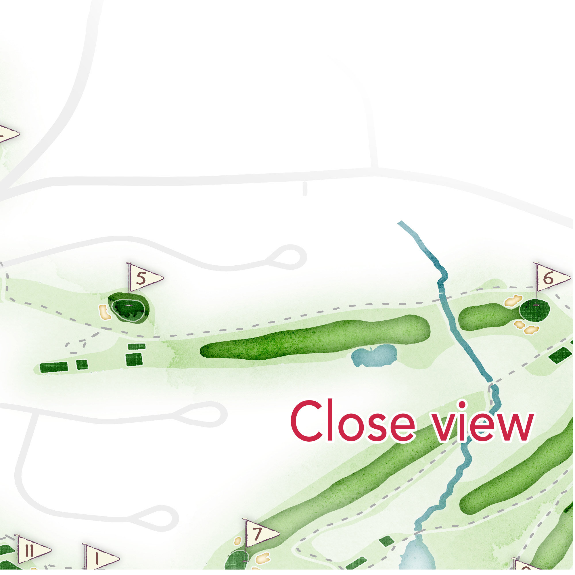 Andover Country Club Golf Course Map, Golf Map Course Layout, Fairways ...