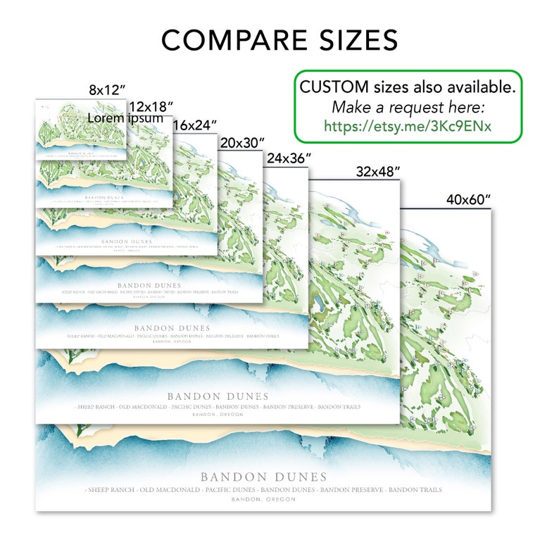 6 Bandon Dunes Golf Courses Map, Sheep Ranch,old Macdonald Pacific ...