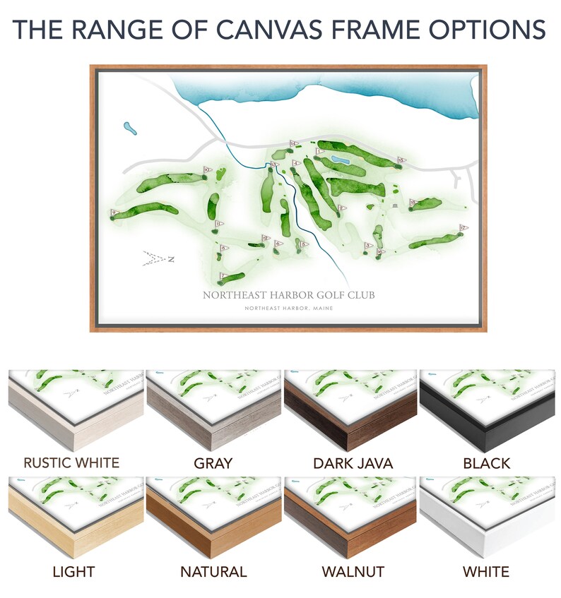 Northeast Harbor Golf Course Map Layout of Course for Maine Golfer ...