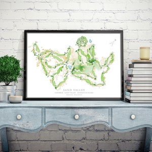 Sand Valley Golf Course Map, Mammoth Dunes, Sandbox Layout, Wisconsin ...