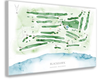 Las Vegas Paiute Golf Resort Nevada Golf Course Map - Etsy