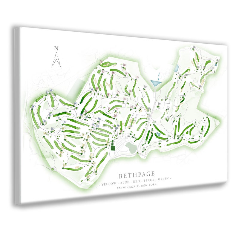 Bethpage Golf Course Art - Etsy