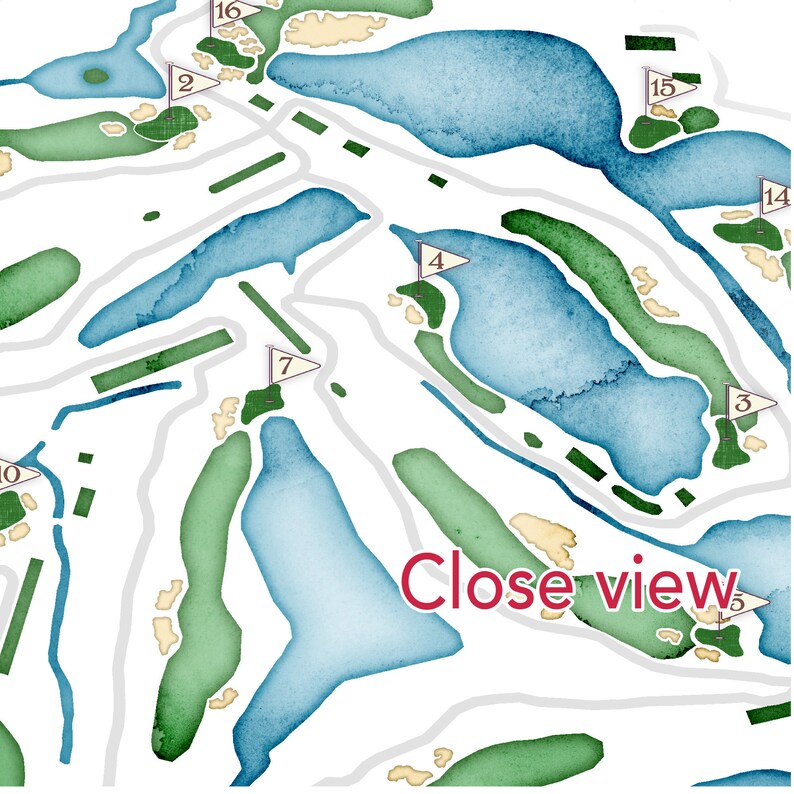 Trump National Doral Golf Course Map, Blue Monster Course Layout ...