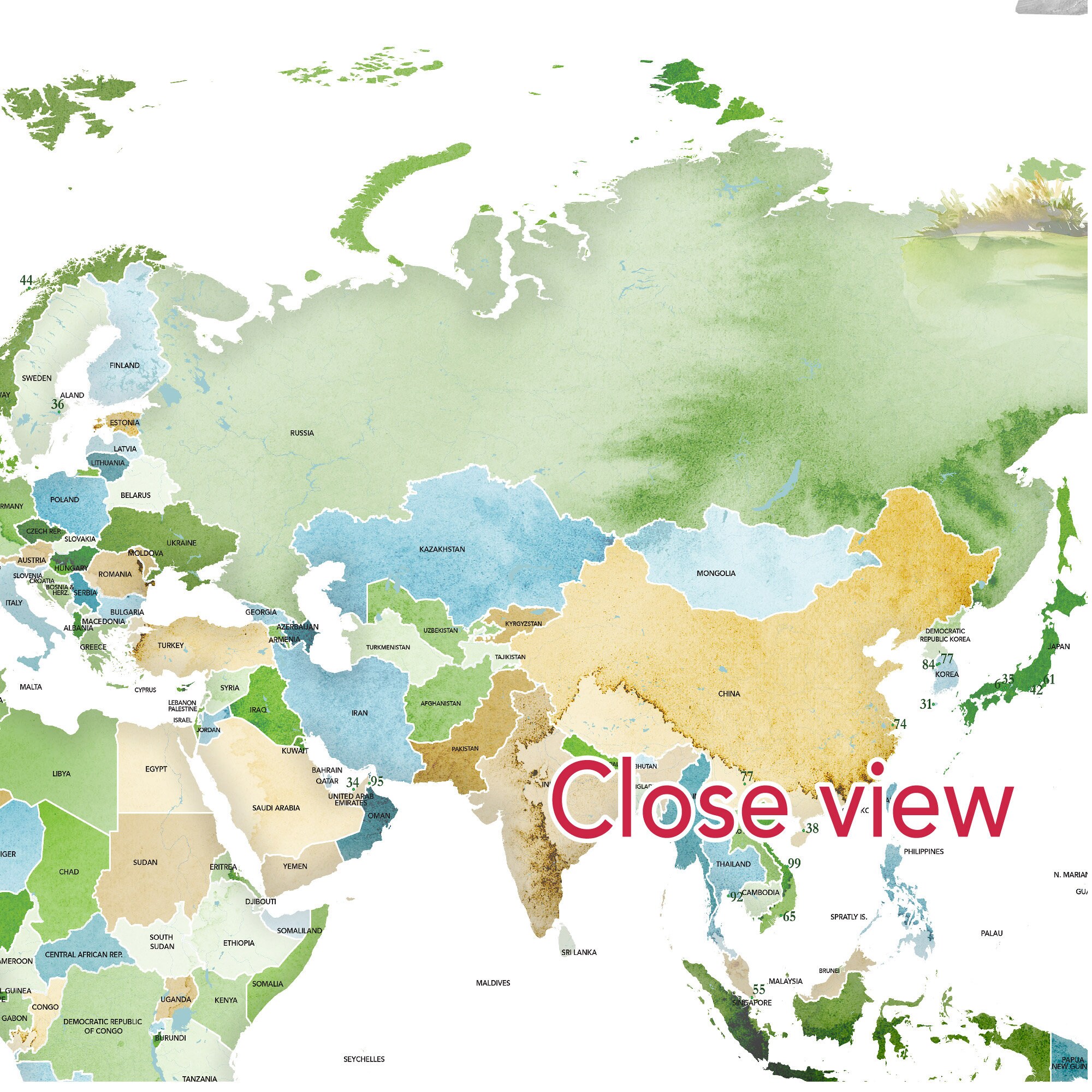 Top Golf Courses World Map, Best Golf in USA and Countries, Ultimate ...