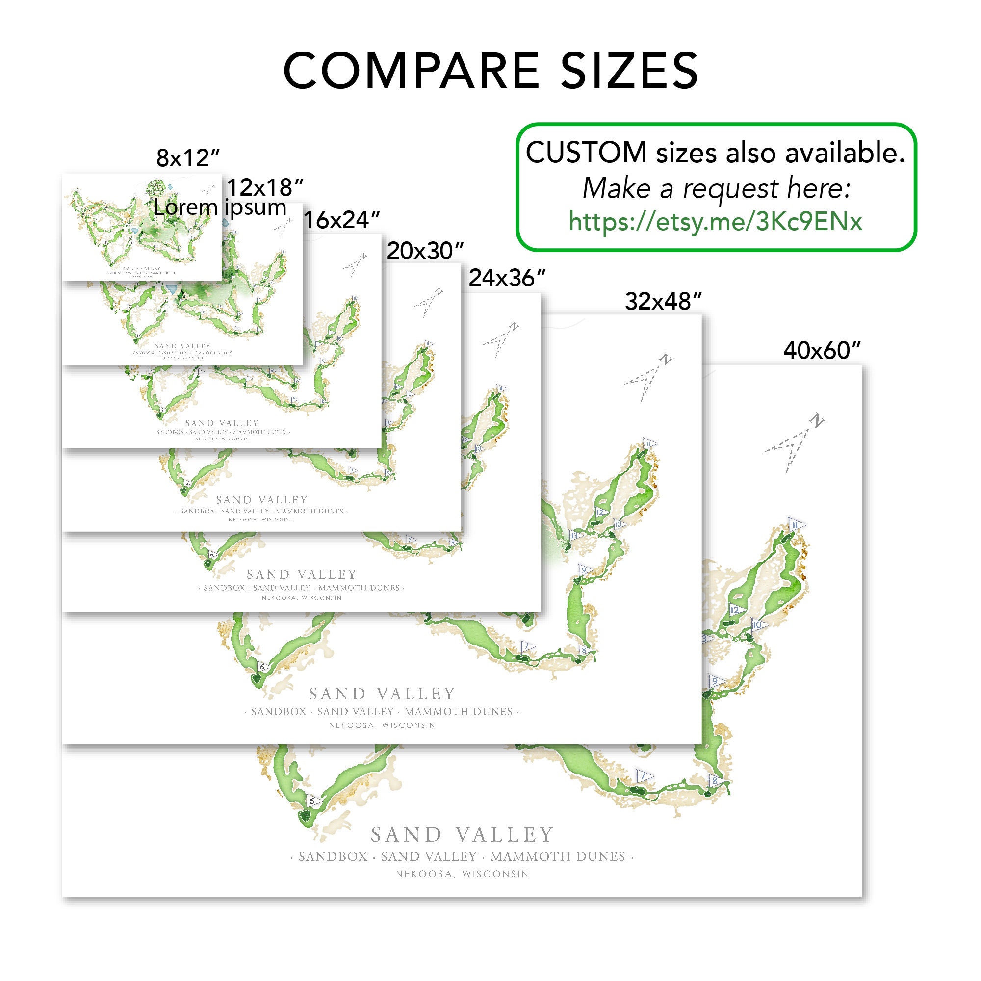 Sand Valley Golf Course Map, Mammoth Dunes, Sandbox Layout, Wisconsin ...