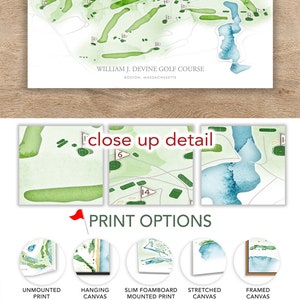William J. Devine Golf Course Map, Layout Golf Course in MA Golfer ...