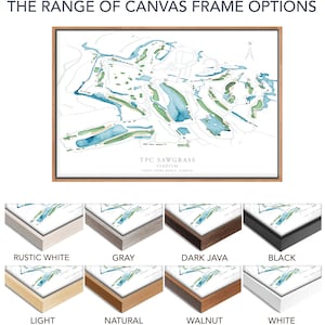 TPC Sawgrass Course Map, STADIUM Course Layout, Florida Golf Gift ...