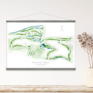 Falcon Crest Golf Course Map, Championship Course ID Golf Layout ...