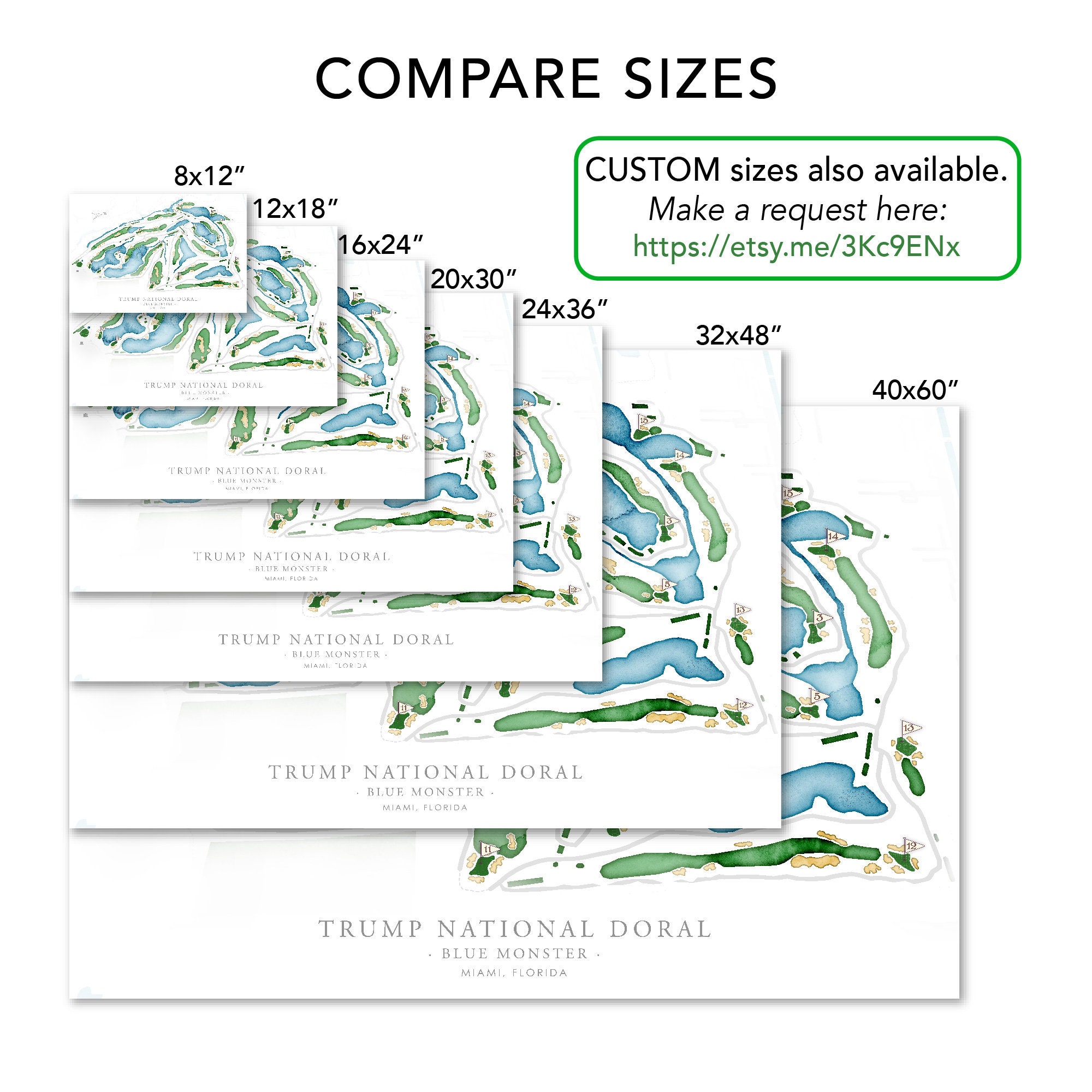 Trump National Doral Golf Course Map, Blue Monster Course Layout ...