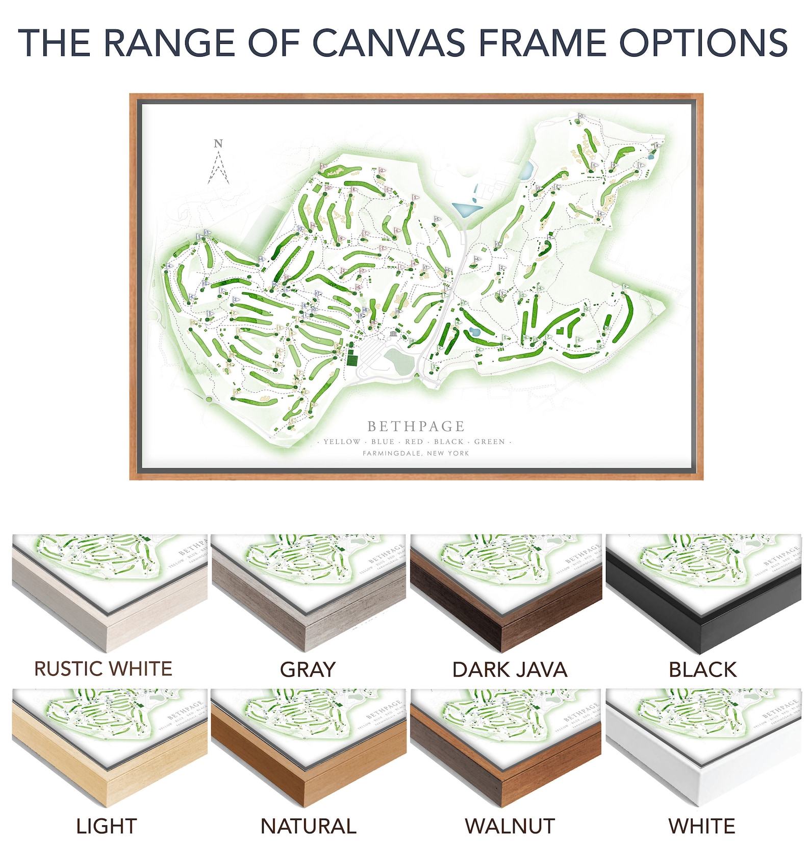 Bethpage State Park Golf Course Map, Layout of All 5 Courses, Long ...
