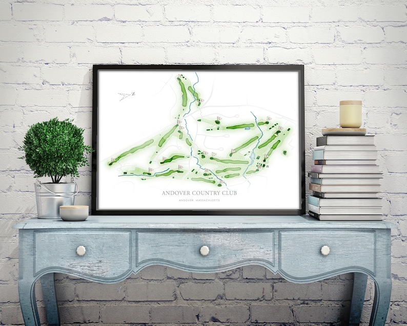 Andover Country Club Golf Course Map, Golf Map Course Layout, Fairways ...