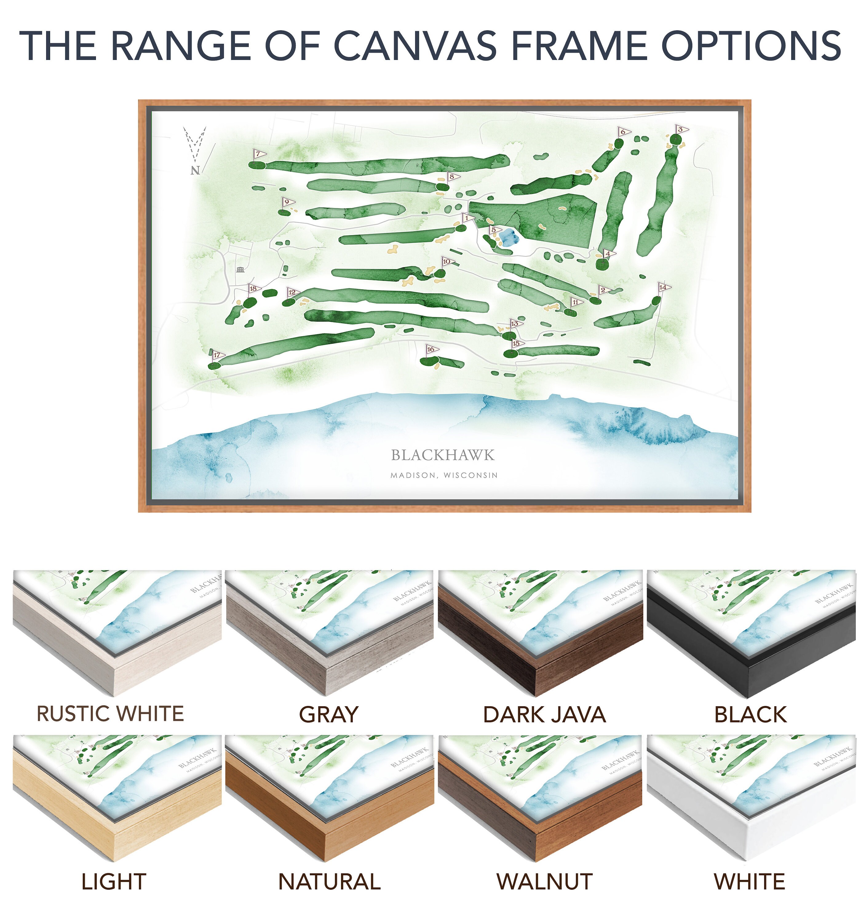 Blackhawk Golf Course Map, Layout Golf Course in Wisconsin ...