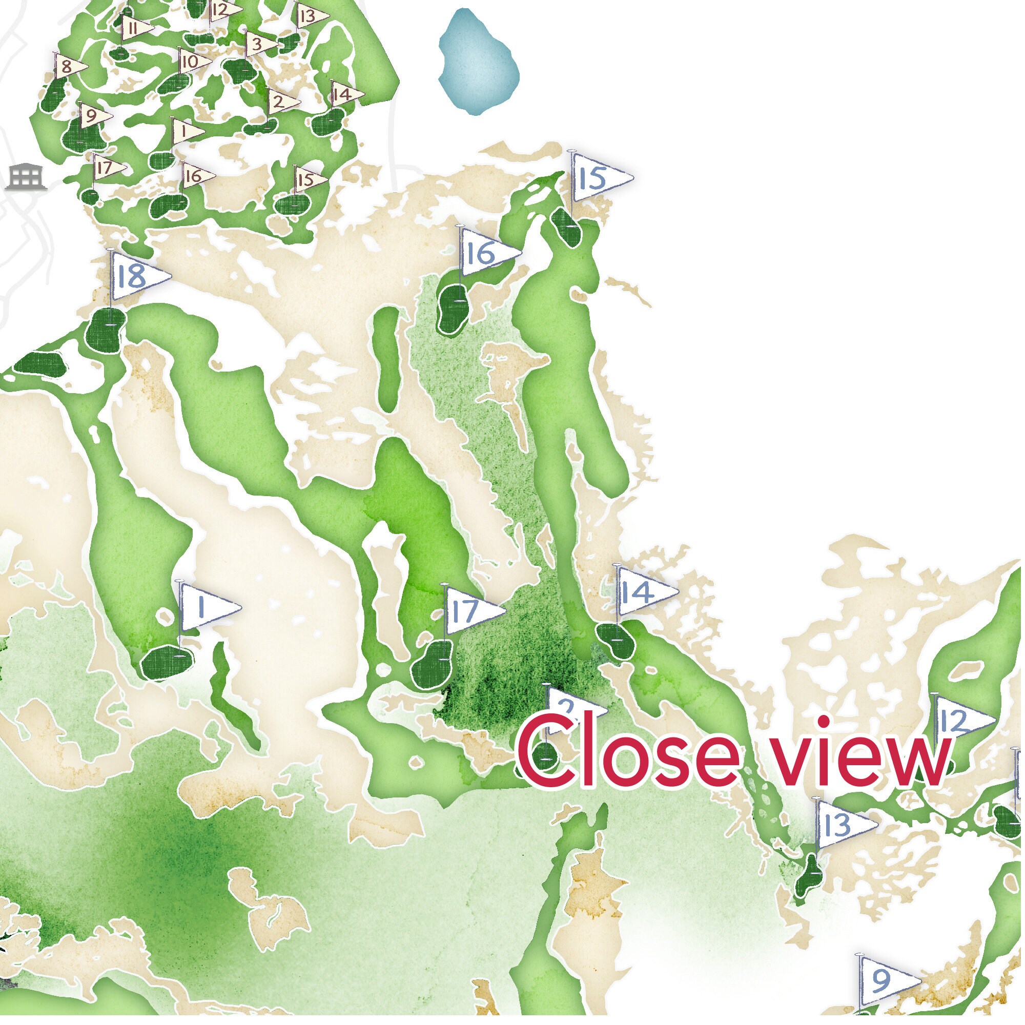 Sand Valley Golf Course Map, Mammoth Dunes, Sandbox Layout, Wisconsin ...