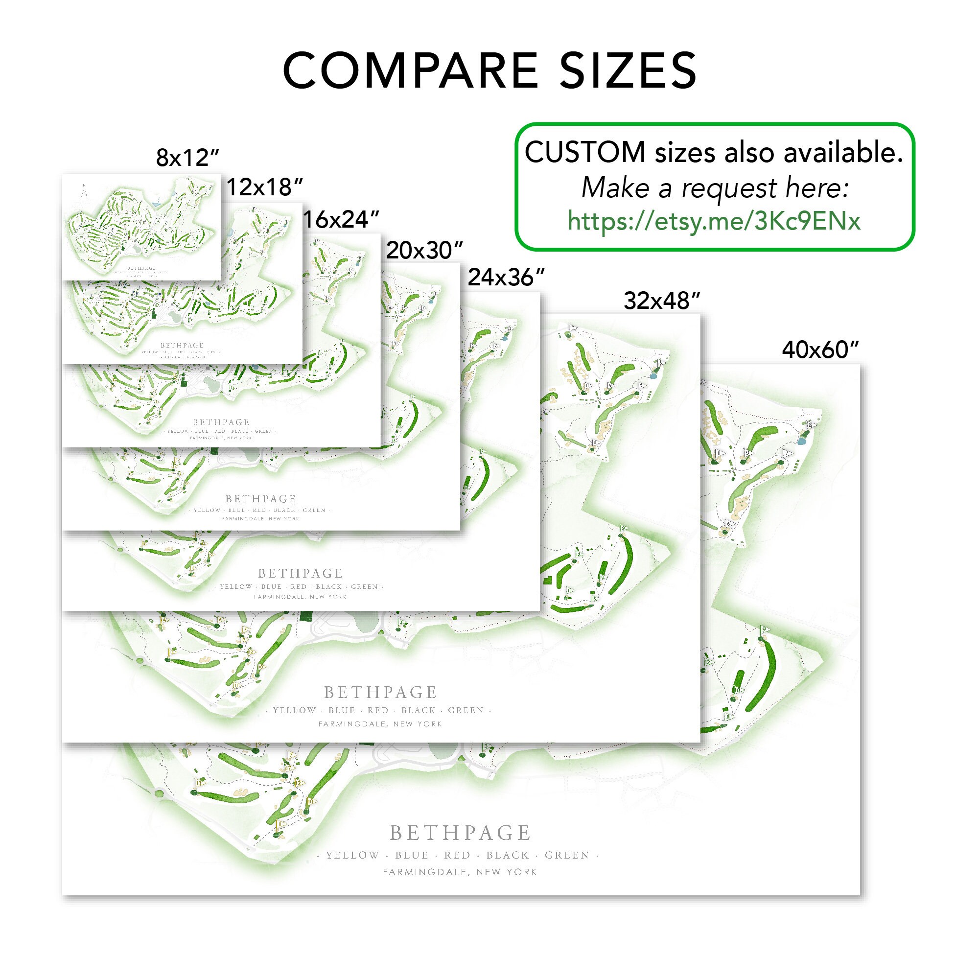 Bethpage State Park Golf Course Map, Layout of All 5 Courses, Long ...