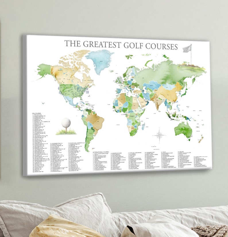 Top Golf Courses World Map, Best Golf in USA and Countries, Ultimate ...