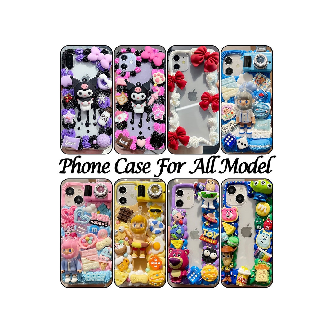 Kuromi Cream Phone Case With Chain,iphone 15 14 Pro Max 15 14 Pro ...