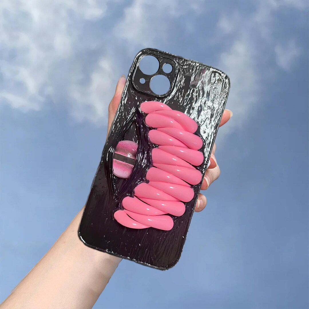 Halloween Horror Eyeball Decoden Gothic Phone Case for iPhone Air 17e ...