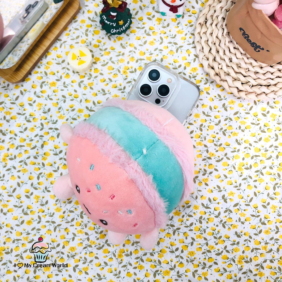 Macaron Plush Toy Phone Case for iPhone Air 17e 16 15 14 13 Pro Max ...