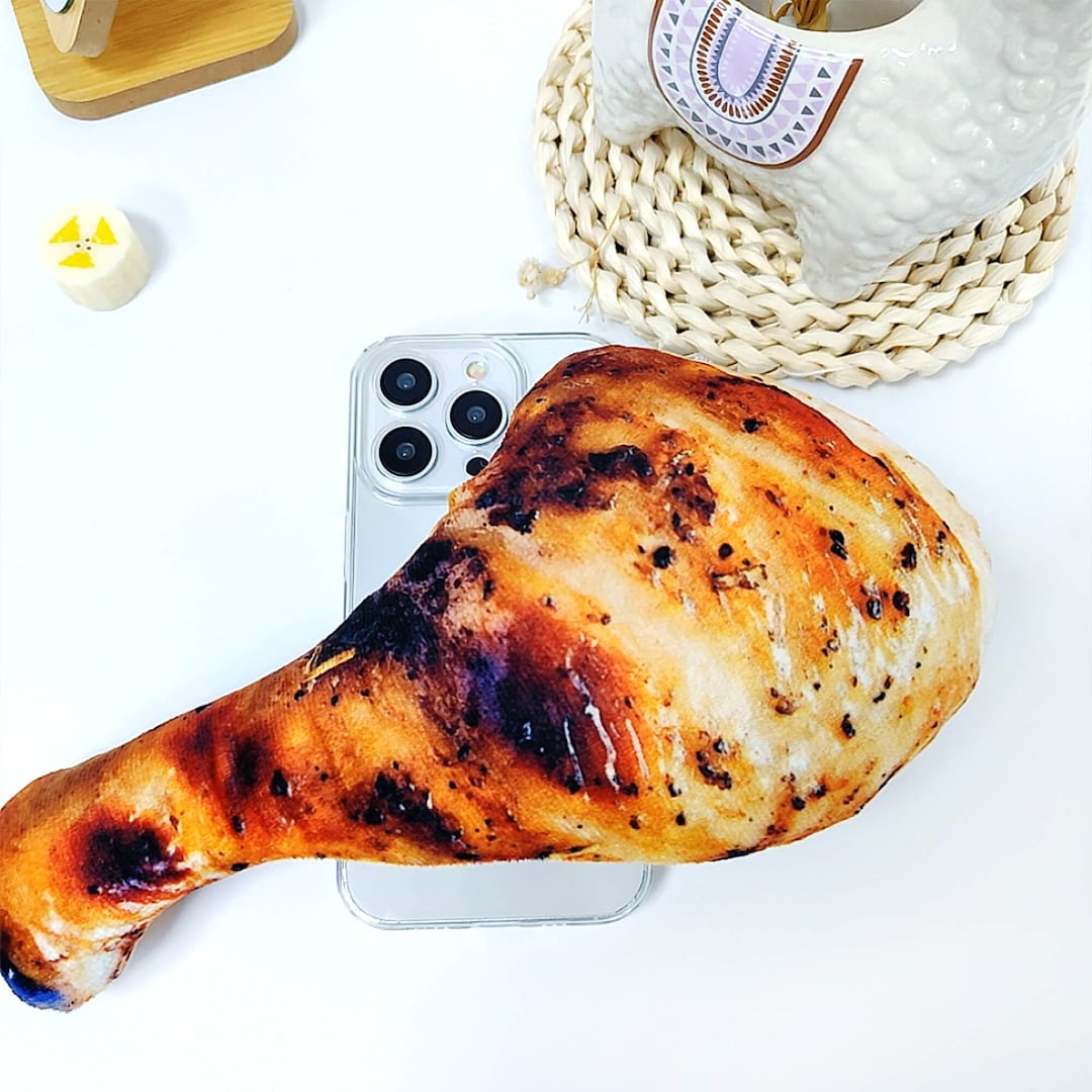 Creative Simulation of Big Chicken Drumstick Food Phone Case for iPhone ...