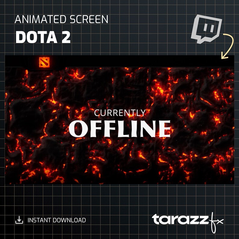 Dota 2 Stream Screen / Twitch Overlay - Etsy