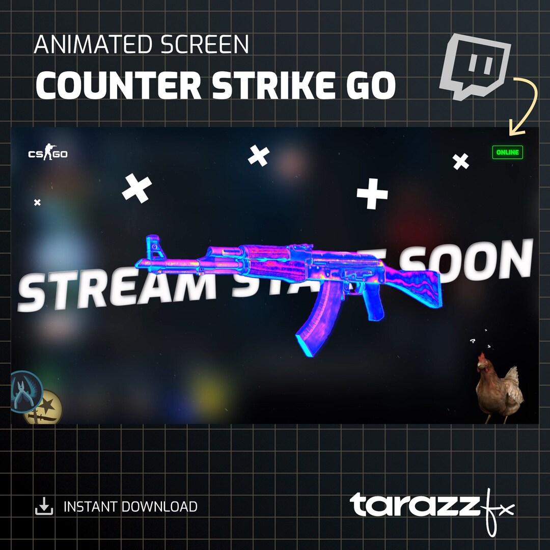 CS GO Stream Screen / Counter Strike Twitch Screen - Etsy