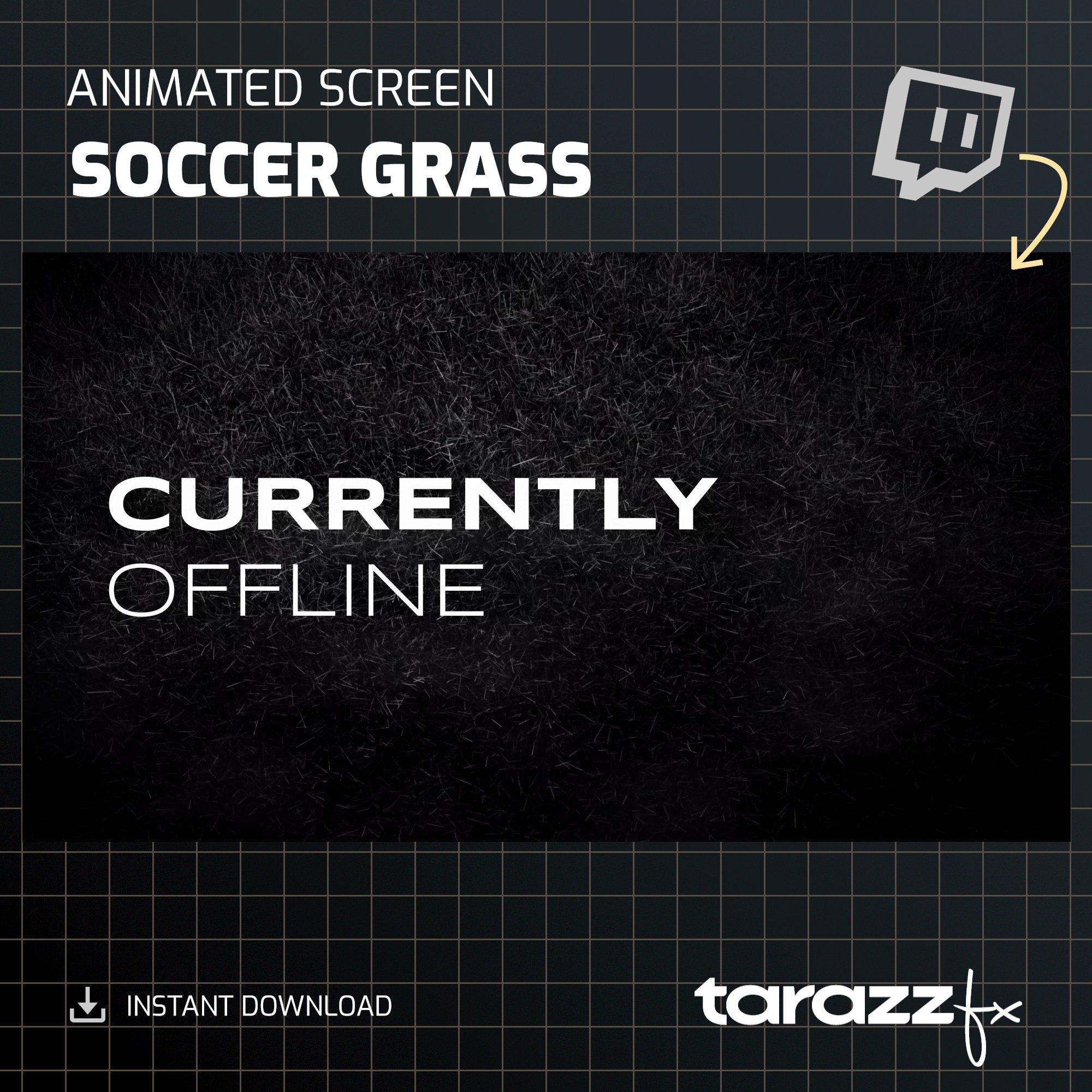 ANIMATED Soccer Grass Stream Overlay / FIFA / Twitch Animations ...