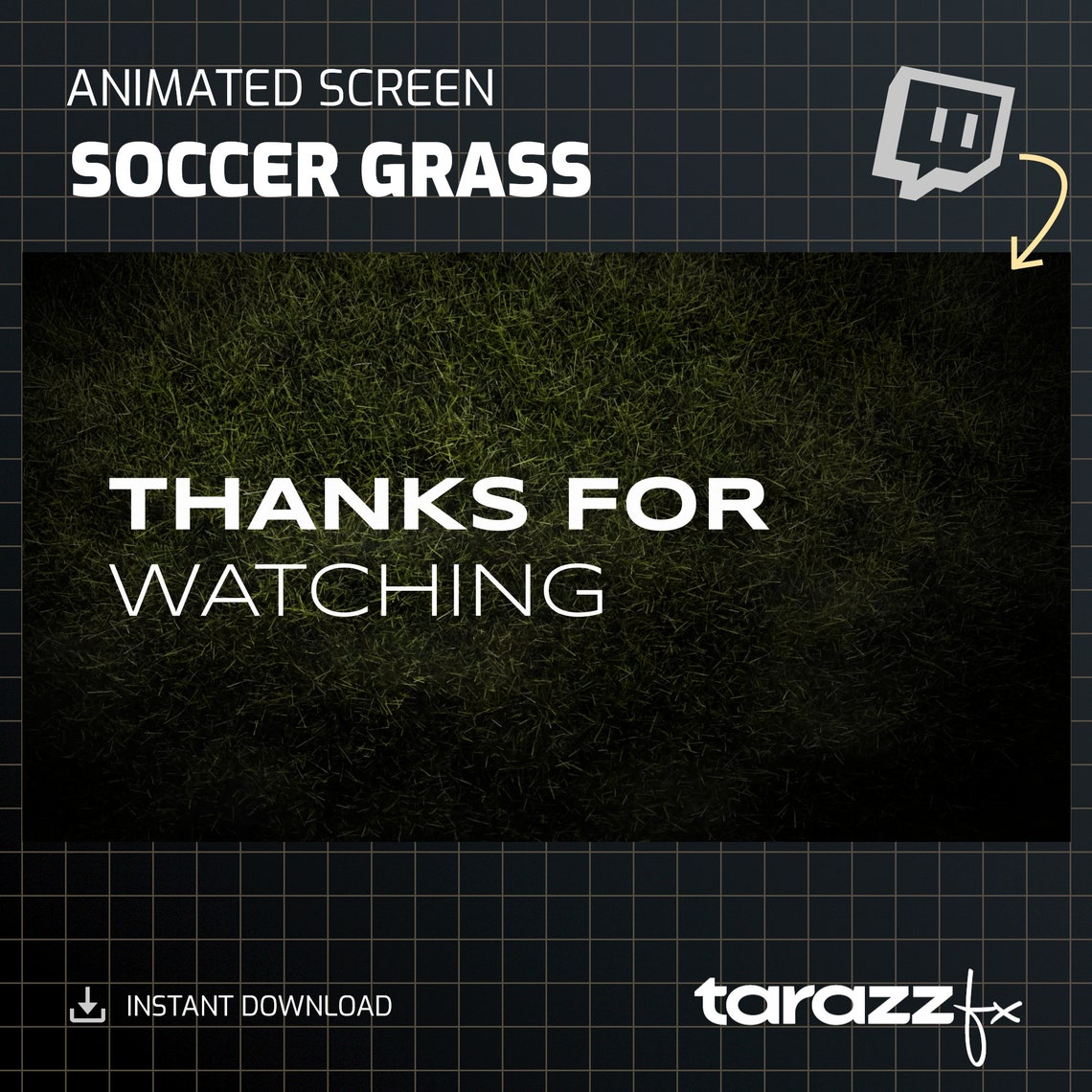 ANIMATED Soccer Grass Stream Overlay / FIFA / Twitch - Etsy