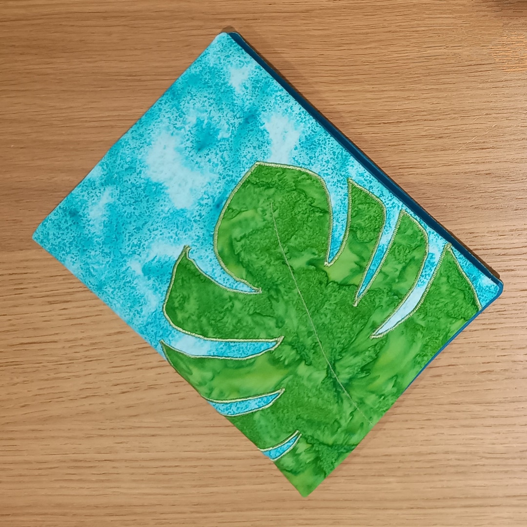 Reusable A5 Notebook Cover - Monstera Leaf - Etsy