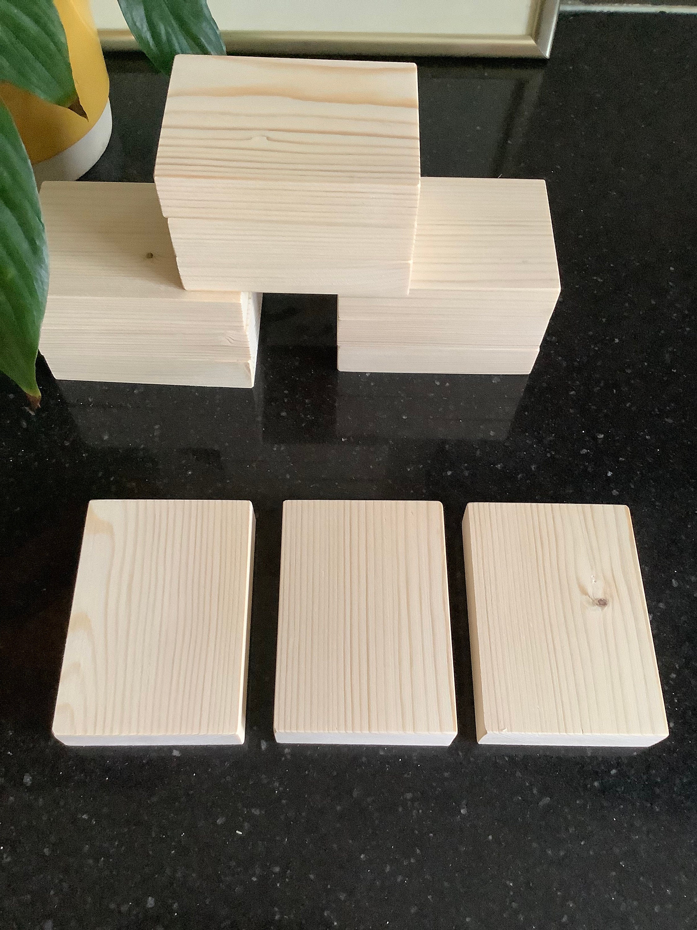 Blank Mini Book Stack Wooden Craft Blanks DIY Faux Book - Etsy UK