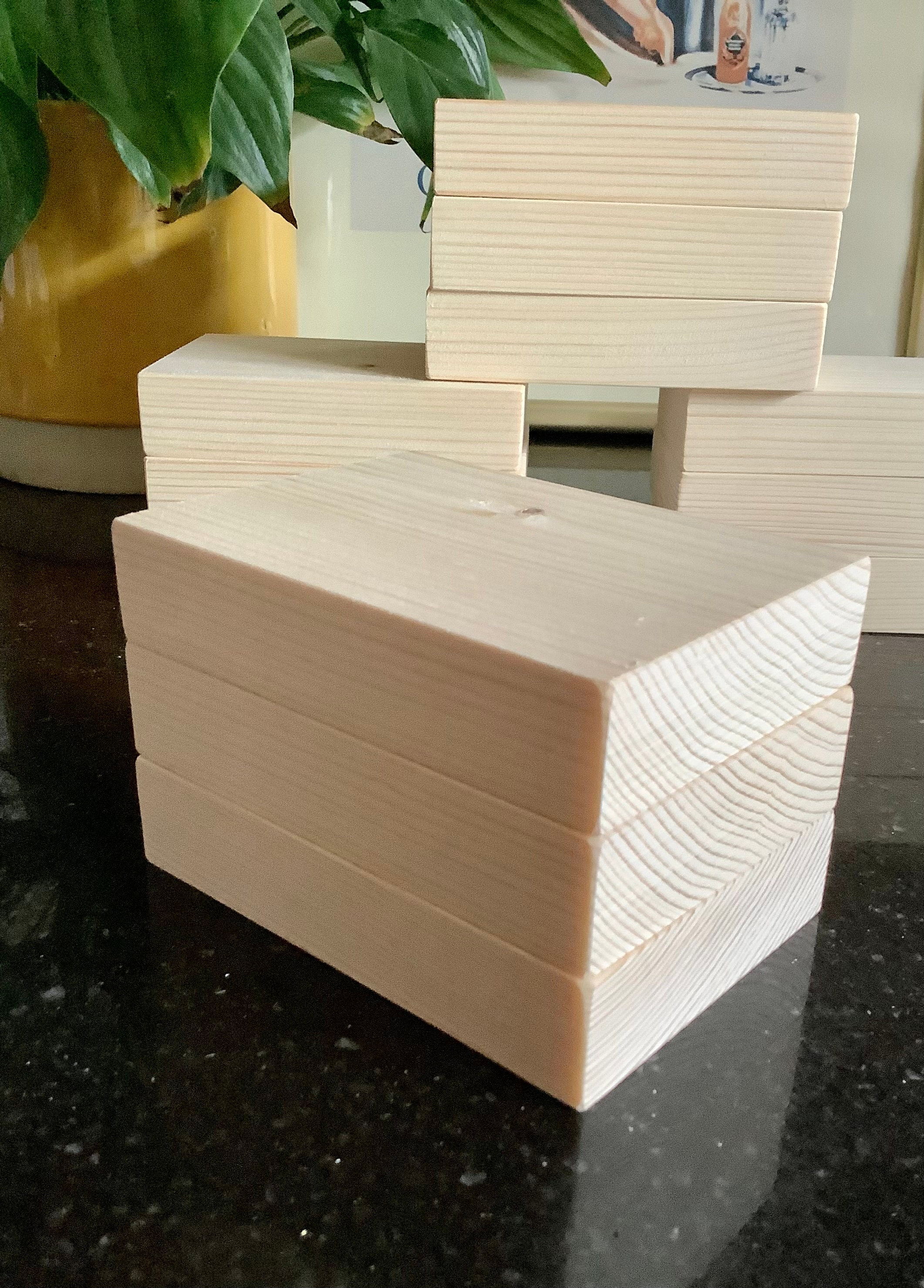 Blank Mini Book Stack Wooden Craft Blanks DIY Faux Book - Etsy UK