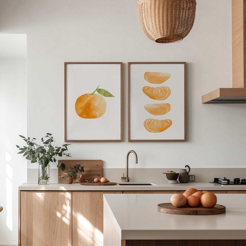 Watercolor Kitchen - Etsy