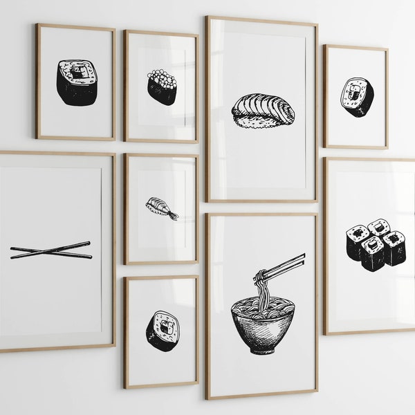 Sushi Poster - Etsy