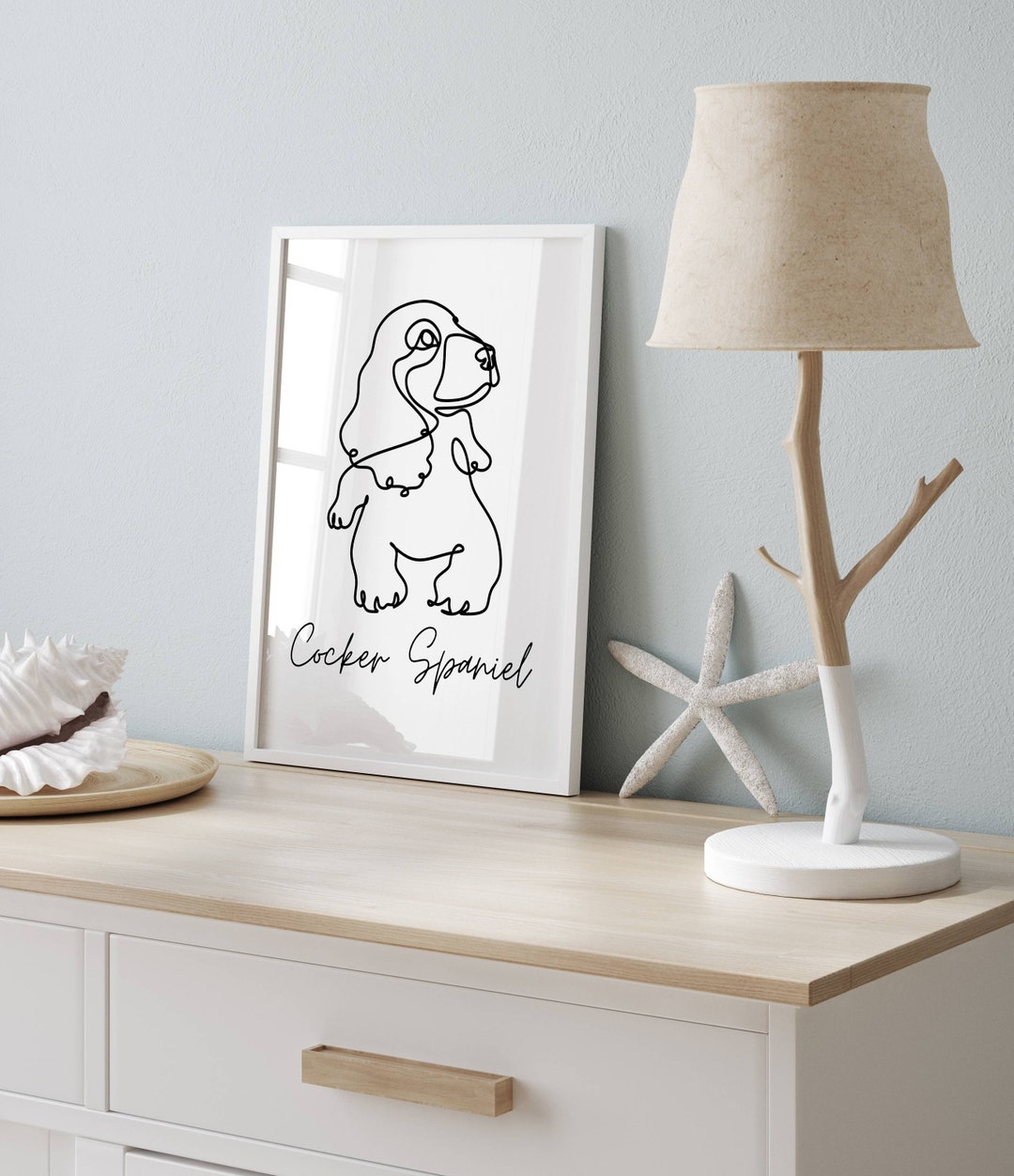 Cocker Spaniel Poster - Printable Dog Poster - Cocker Spaniel Puppy ...