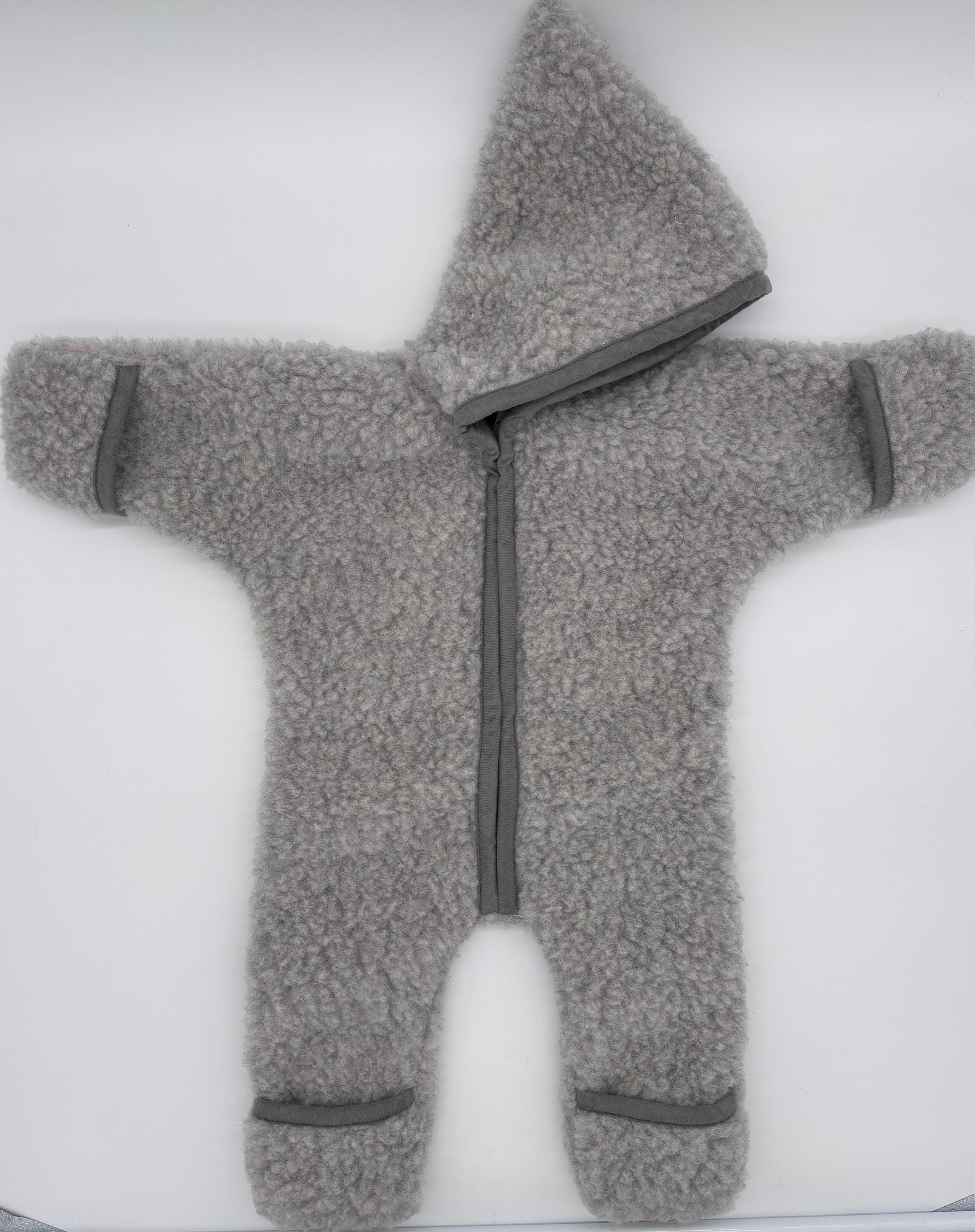 A Boiled Wool Jumpsuit Made From 100% Merino Wool From Europe ...