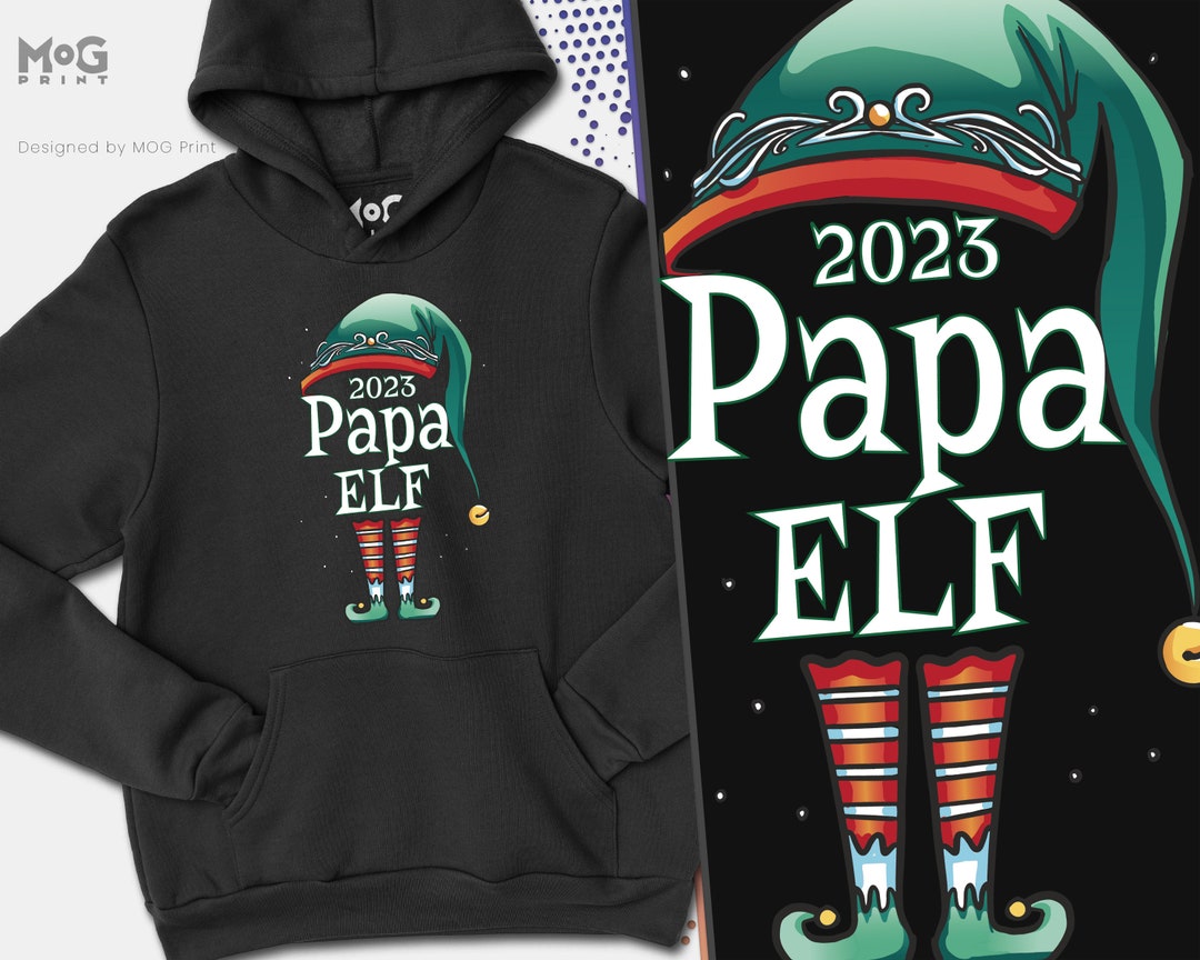 Funny Elf Christmas Hoodie Custom Elf Personalised Jumper for - Etsy