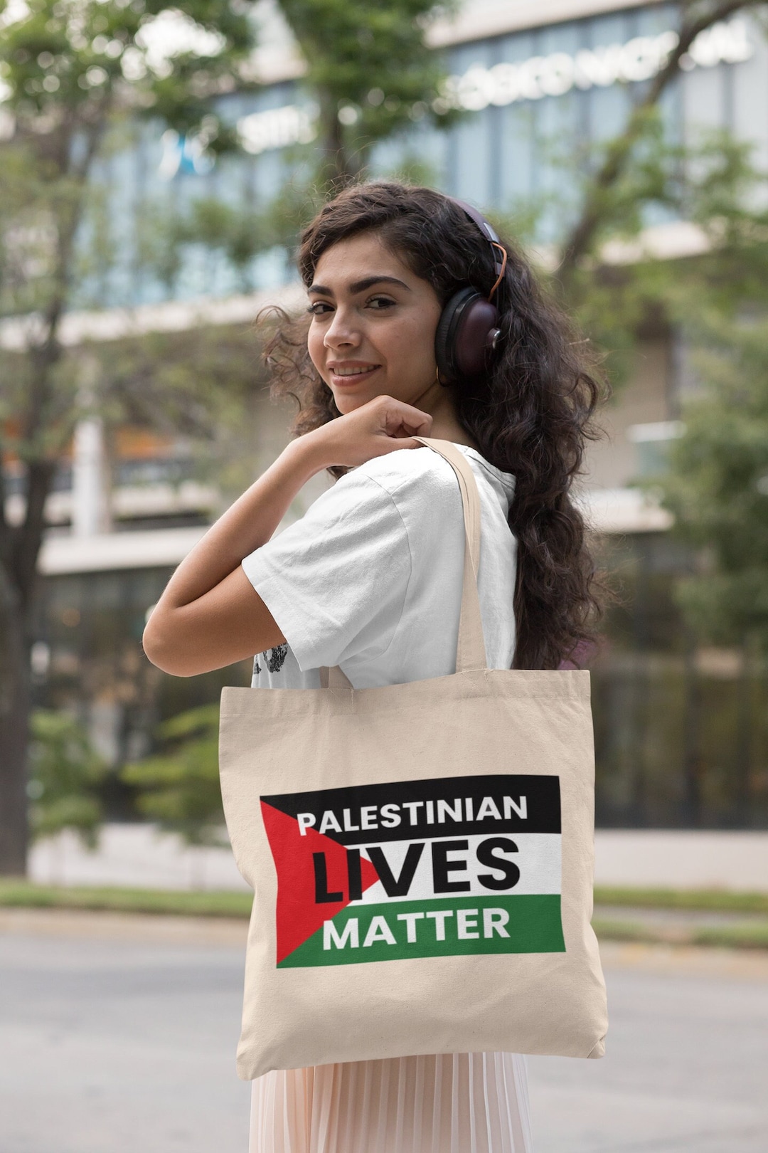 Palestinian Lives Matter Tote Bag, Gaza Strip Freedom Support Purse ...
