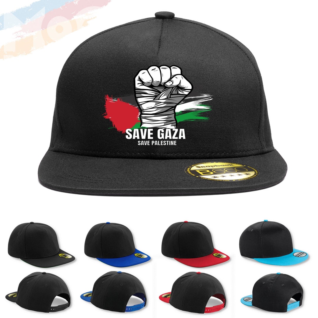 Palestine Flag Snapback Cap, Freedom Gaza, Human Rights Activist Gift ...
