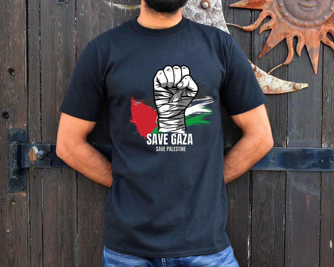 Palestine Flag Save Gaza Save Palestine T-shirt, Stand With Gaza Shirt ...