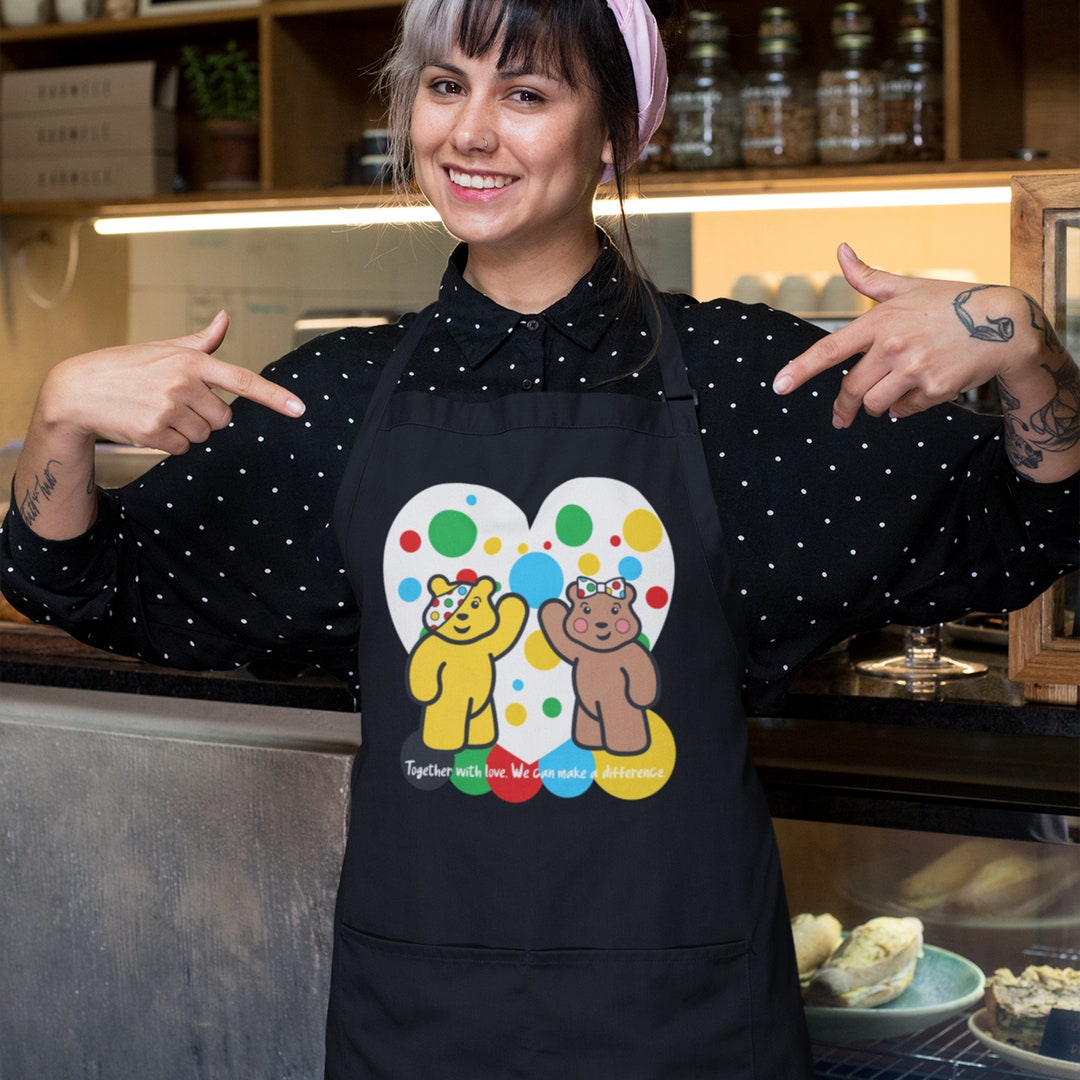 Pudsey Bear Print Apron Children in Need Together We Can - Etsy