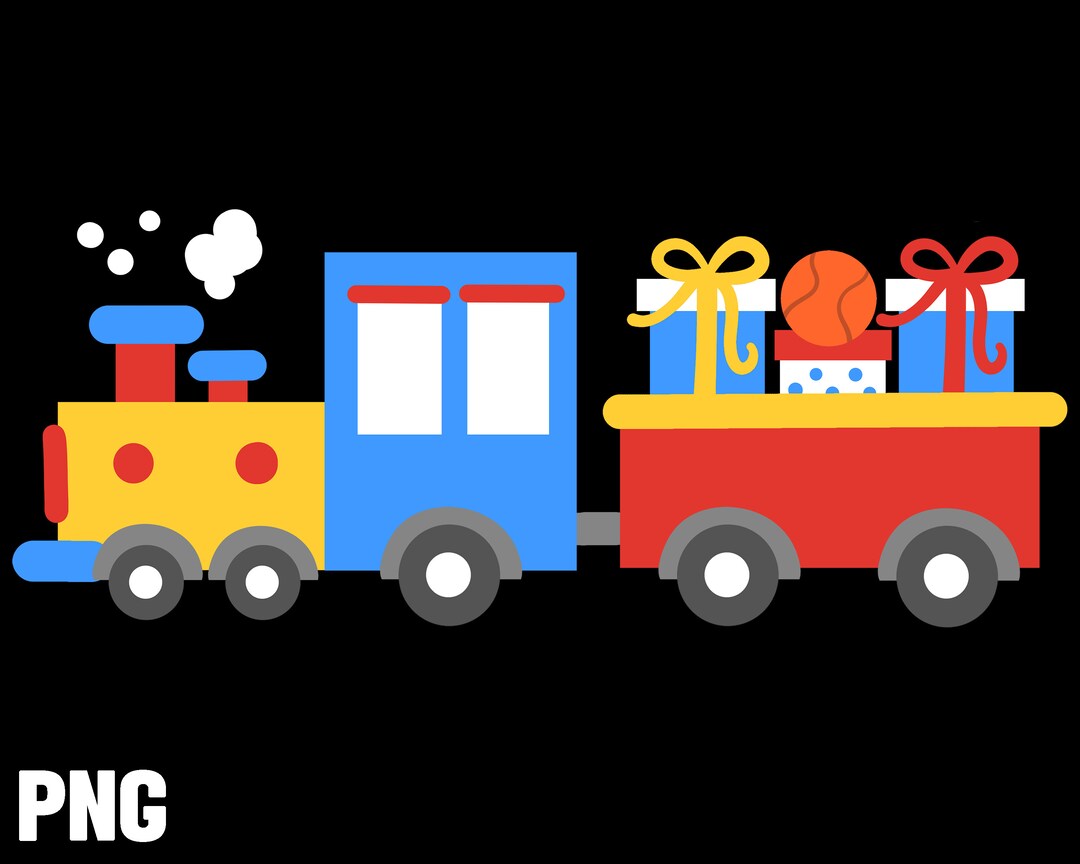 Train Kids Png Sublimation Clipart Illustration Free Commercial Use - Etsy
