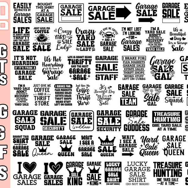 Yard Sale Svg - Etsy