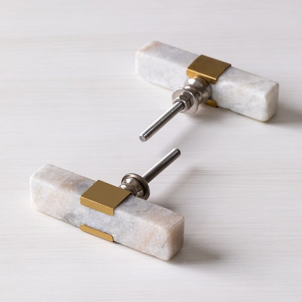 Marble Pulls - Etsy