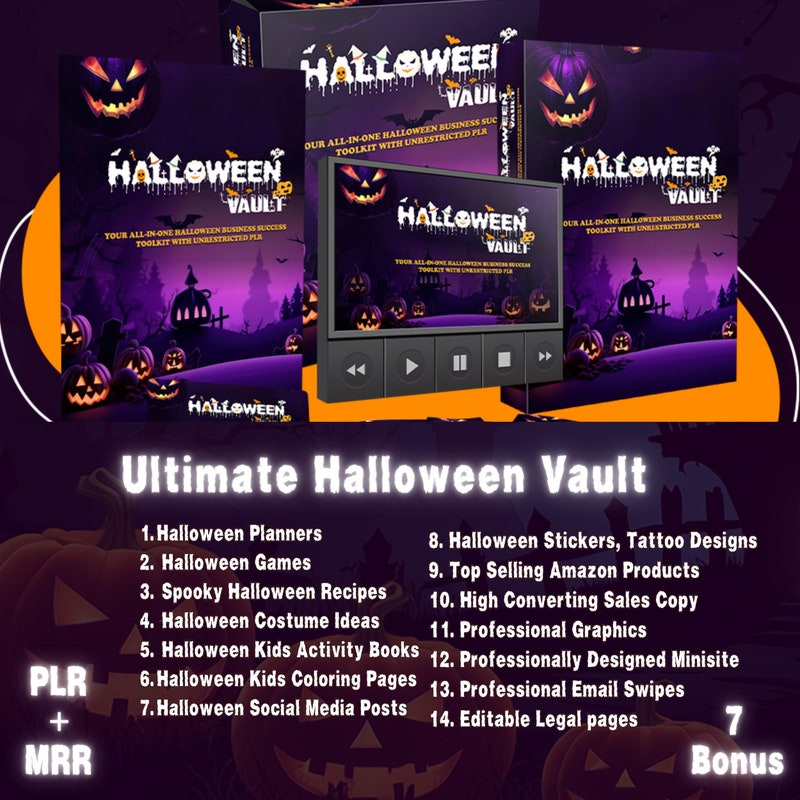 Halloween Games Planner - Etsy