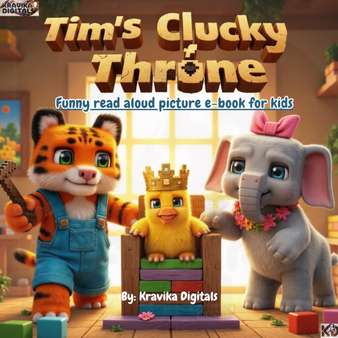 Tim's Clucky Throne| Funny Read Aloud Picture E-book for Kids| Age 3-6 ...