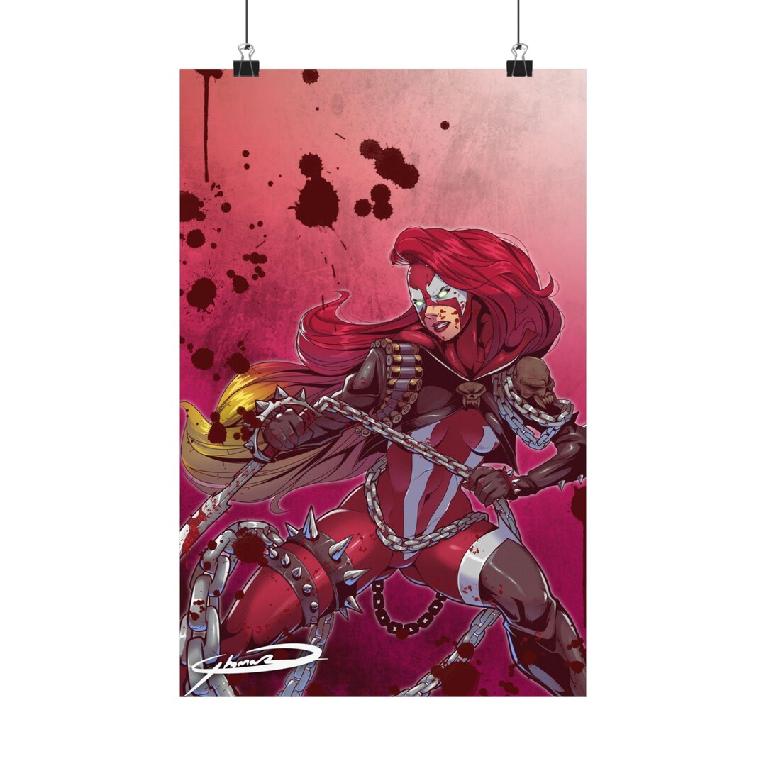 She Spawn Comic Art Poster, Bold Wall Art for Gamers, Perfect Gift for ...
