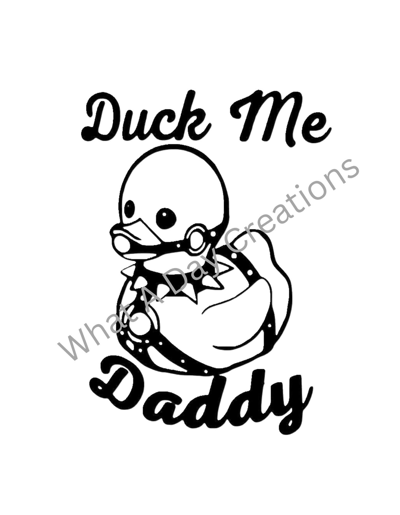 Duck Me Daddy Jeep Duck Decal: Funny Car Clipart (digital Download ...