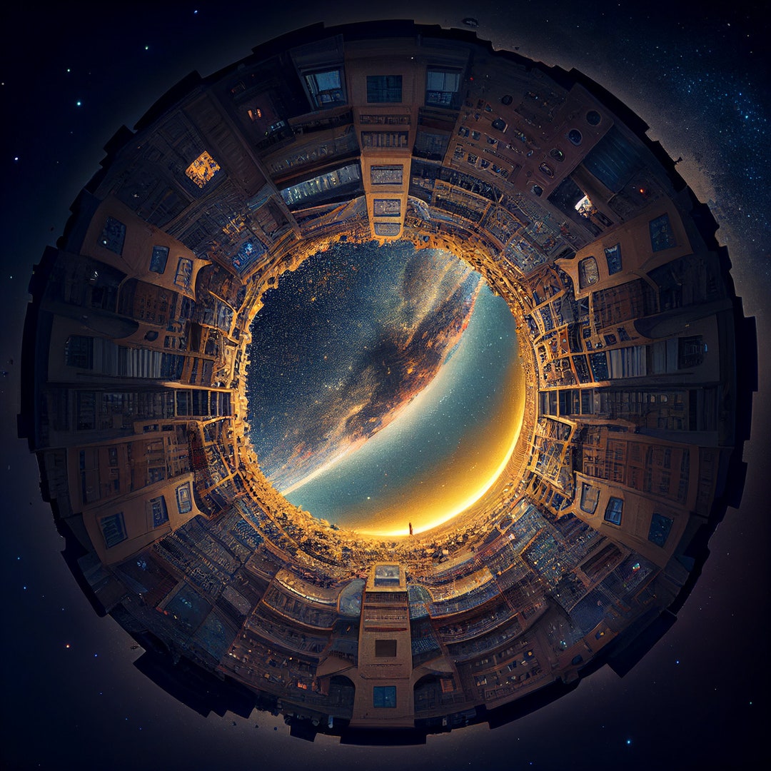 Center of the Universe Digital Wall Art - Astronomy Decor, Galaxy Print ...