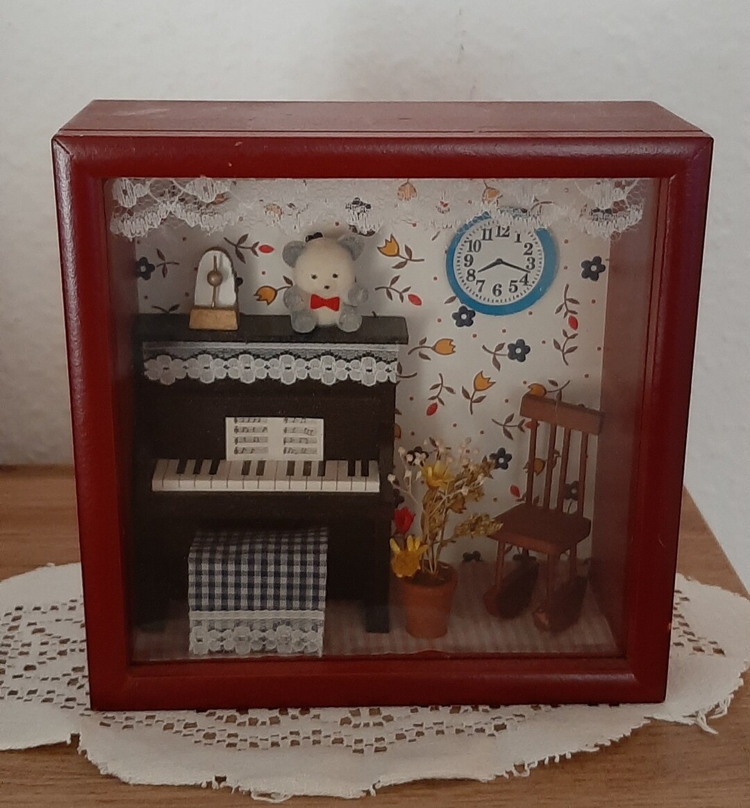Diorama Nostalgic Decoration Box Music Room - Etsy