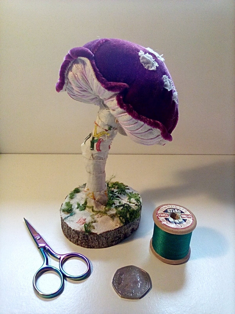 Pink Velvet Toadstool Mushroom Fungi - Etsy